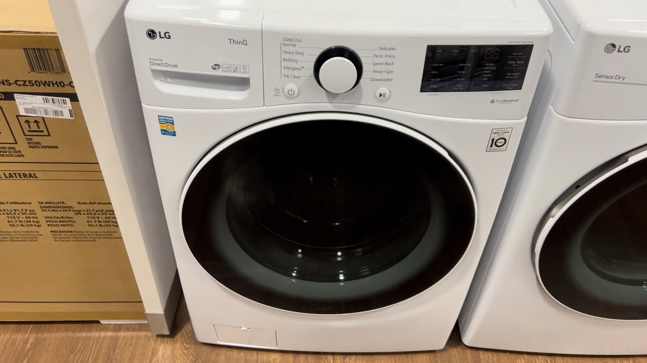 2021 LG WM3600HWA - YouTube