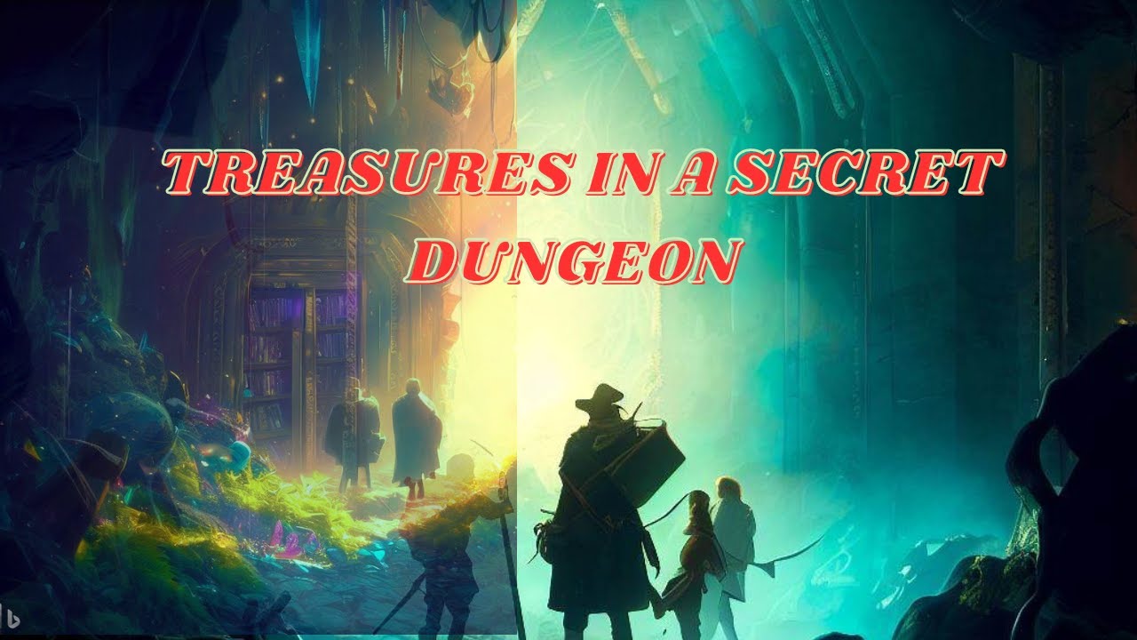 Treasures in a Secret Dungeon | Adventure Story, #entertainment - YouTube
