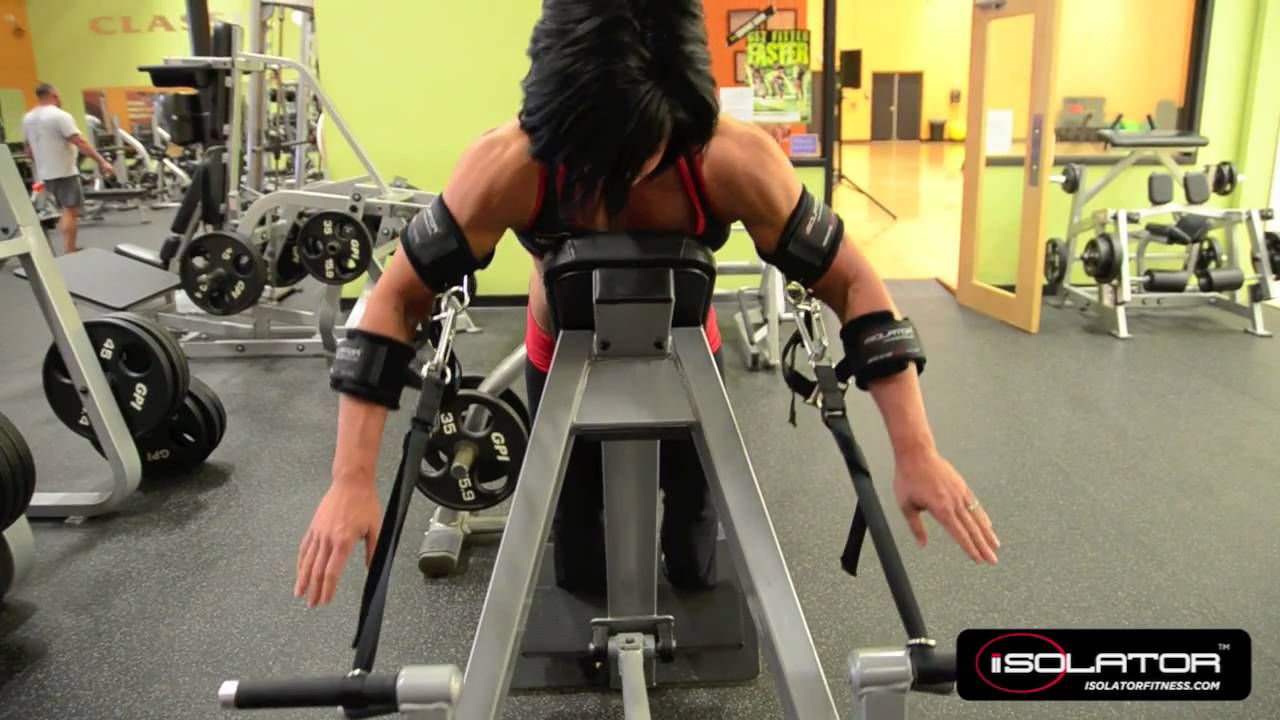 Watch Dana Linn Bailey Workout Back Using The Isolator! - YouTube