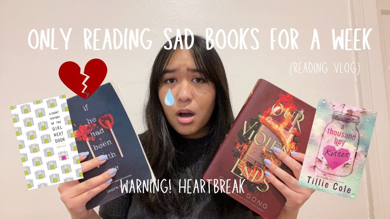 only reading sad books for an entire week | reading vlog - YouTube