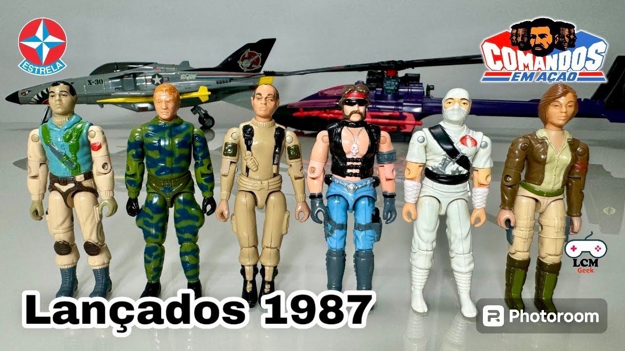 Comandos Em Ação Lançados em 1987 | Estrela - Figuras/ Bonequinhos ...
