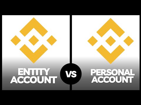 Entity Account Vs Personal Account In Binance || How to Verify Binance ...