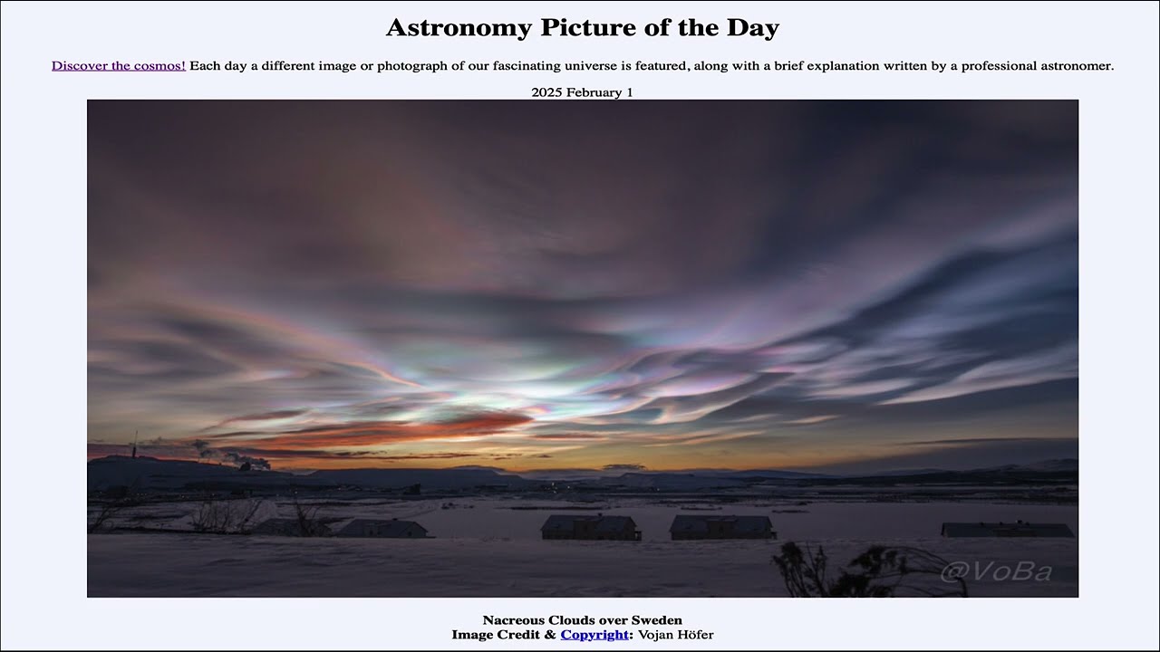 Nacreous Clouds Composition
