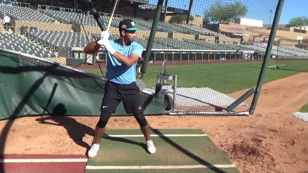 Jordan Lawlar, SS, Arizona Diamondbacks — (2022 Arizona Fall League) BP ...