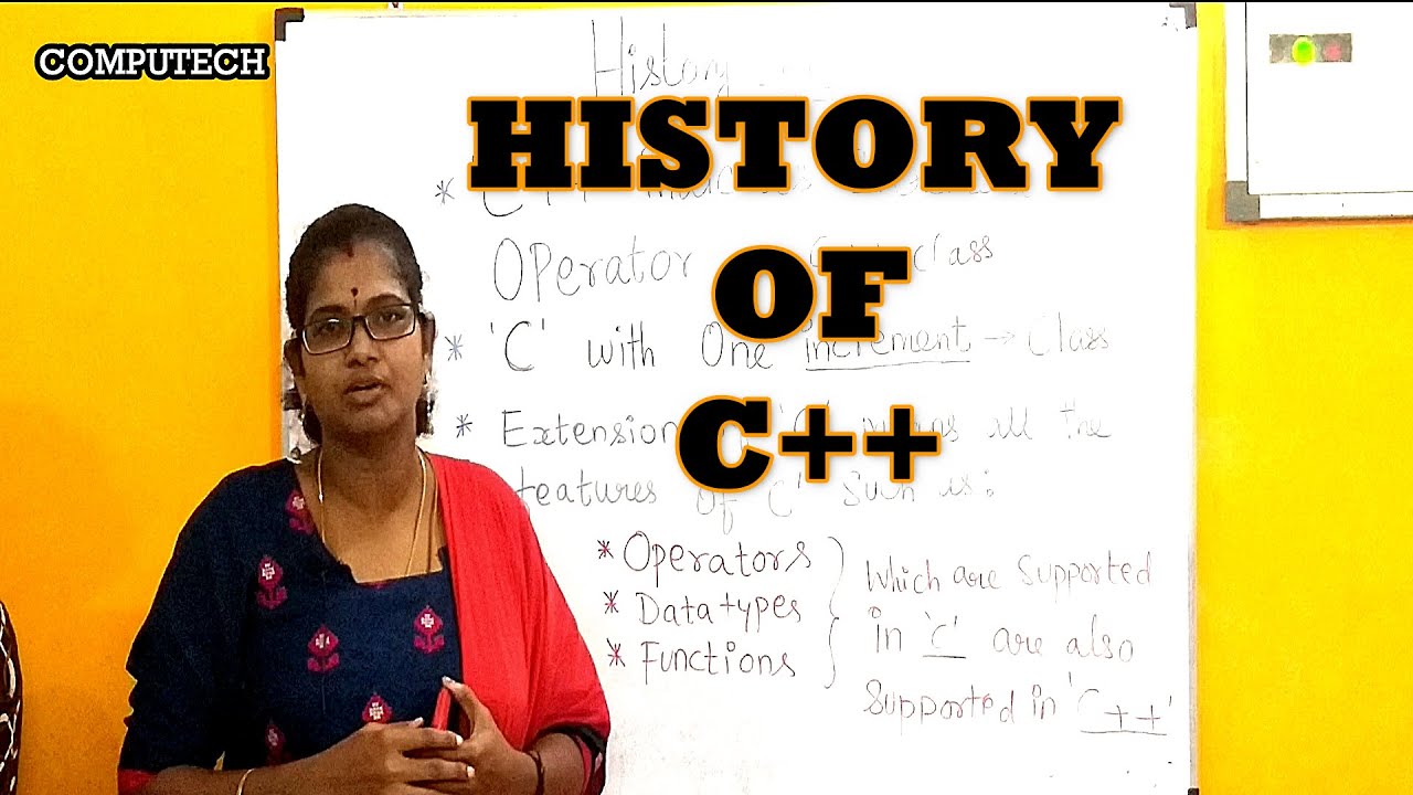 History Of C Oop In C Tamil Lec 14 April 2020 By J Parvathy Youtube