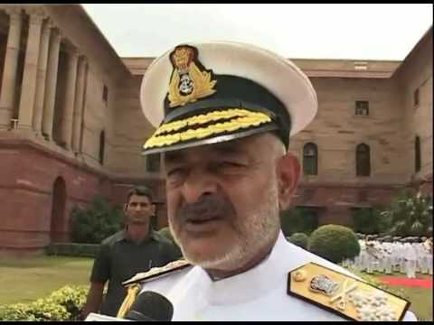 Admiral D.K. Joshi takes over as 21st Navy Chief - YouTube