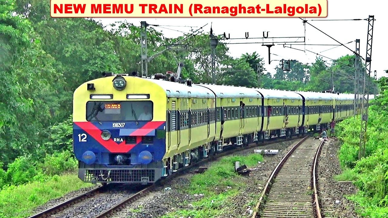 Newly Inaugurated Ranaghat -Lalgola MEMU (63133) Passenger | Indian ...