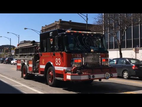 Chicago IL Fire Department Engine Co. 83 Responding - YouTube