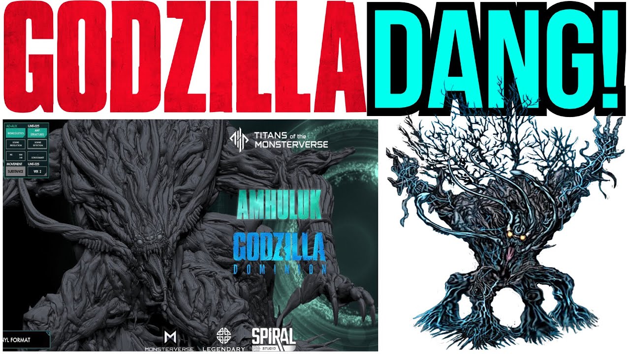 NEW Godzilla: Dominion Amhuluk Spiral Studio Vinyl Figure Reveal! - YouTube