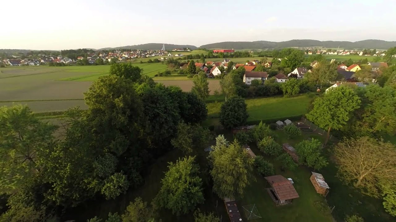 Lanzendorf am Main aus der Luft - YouTube