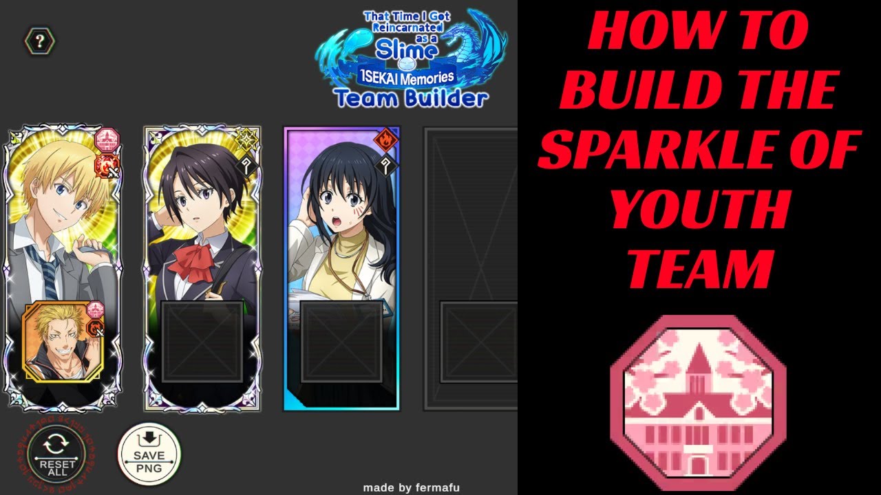 HOW TO BUILD THE SPARKLE OF YOUTH TEAM! (Slime: Isekai Memories) - YouTube
