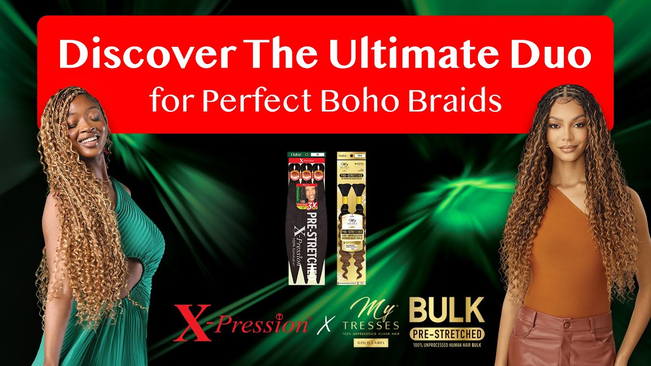 The best combo for the Perfect Boho Braid | X-Pression & MyTresses Gold ...