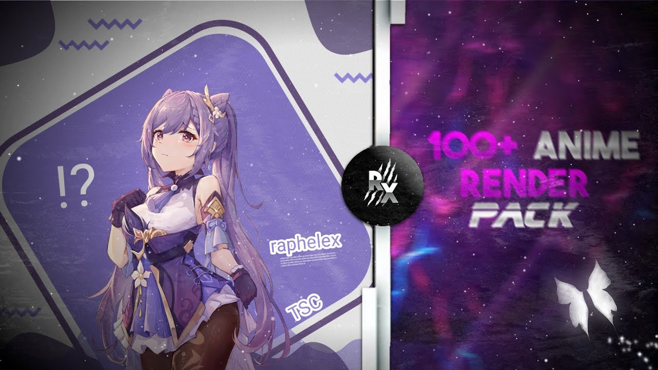 100+ Anime Render Pack 2021 - YouTube