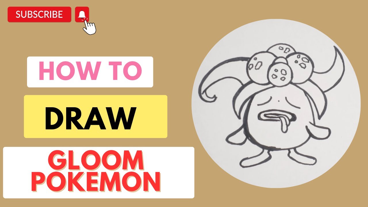 HOW TO DRAW GLOOM POKEMON - GLOOM POKEMON - YouTube