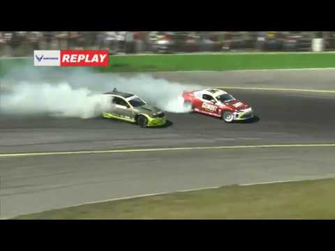Formula Drift 2018 TOP16 Battle Ryan Tuerck Vs Kristaps Bluss - YouTube