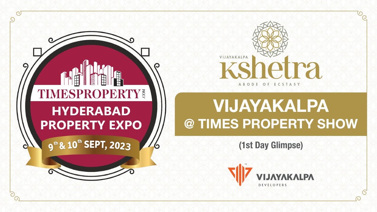 VIJAYAKALPA AT TIMES PROPERTY SHOW - 1st Day glimpse - YouTube