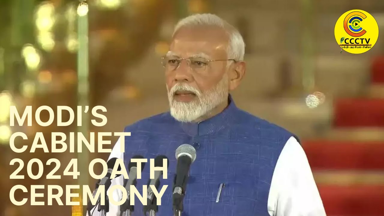 Narendra Modi and his Cabinet Ministers Ceremony 2024| PM Modi Oath ...