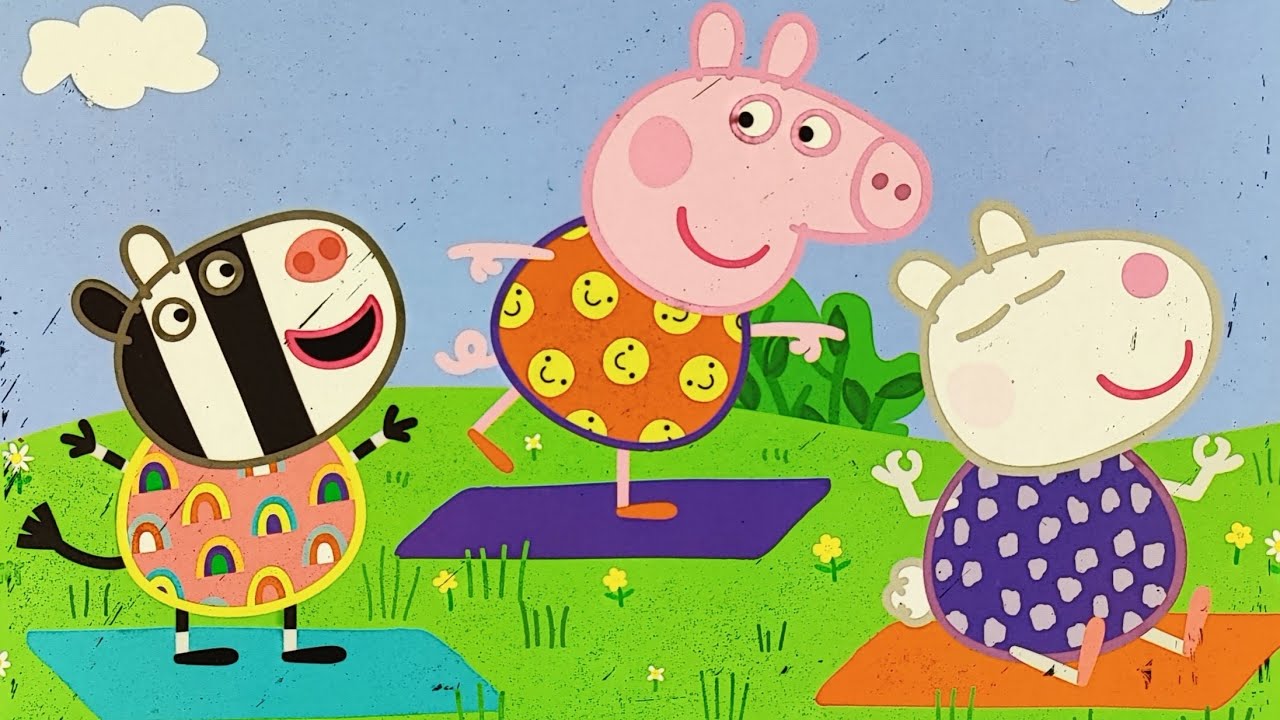 4K Puzzle Peppa Pig, Susie Sheep and Zuzu Zebra. | Свинка Пеппа, Овечка ...