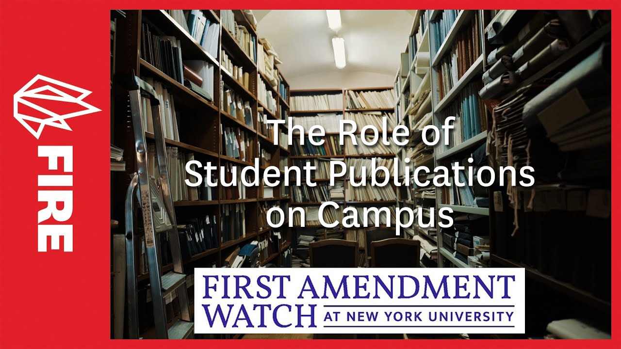 The Role of Student Publications on Campus Lesson - YouTube