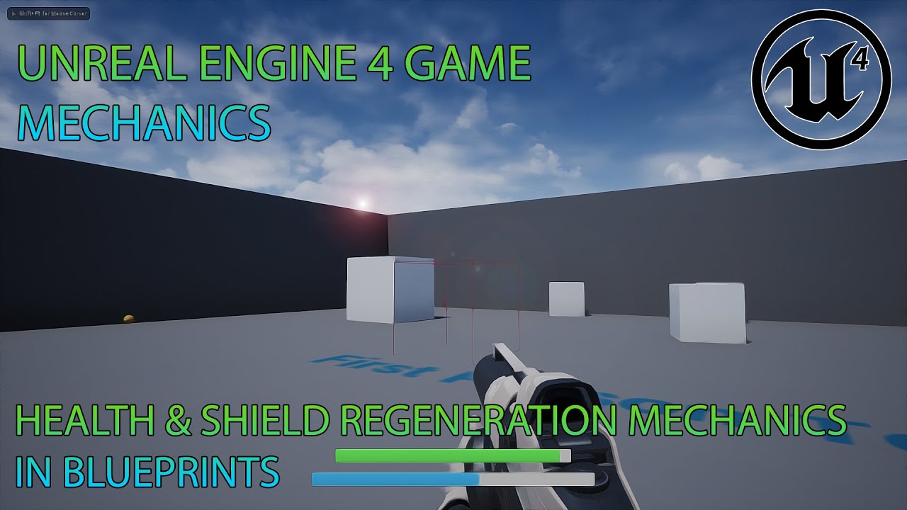 UNREAL ENGINE 4 GAME MECHANICS: HEALTH & SHIELD REGENERATION MECHANICS ...