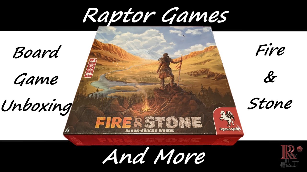 Fire & Stone Board Game Unboxing - YouTube