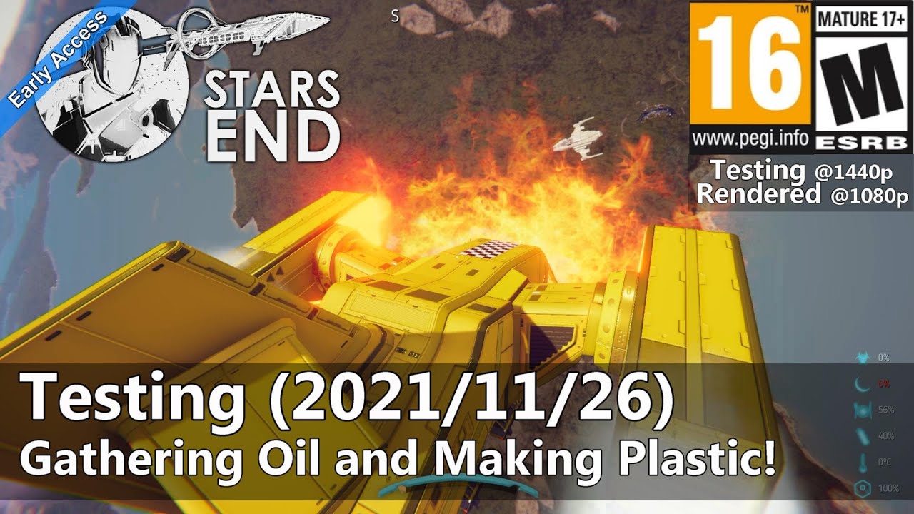 Stars End (2021/11/26) Gathering Oil and Making Plastic! - YouTube