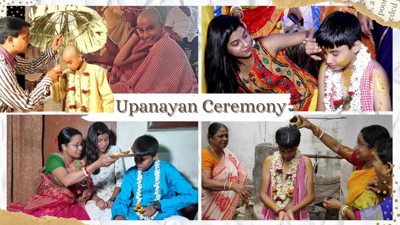 Upanayan Ceremony Vlog| Poite Vlog😍| Bengali Upanayan ceremony # ...