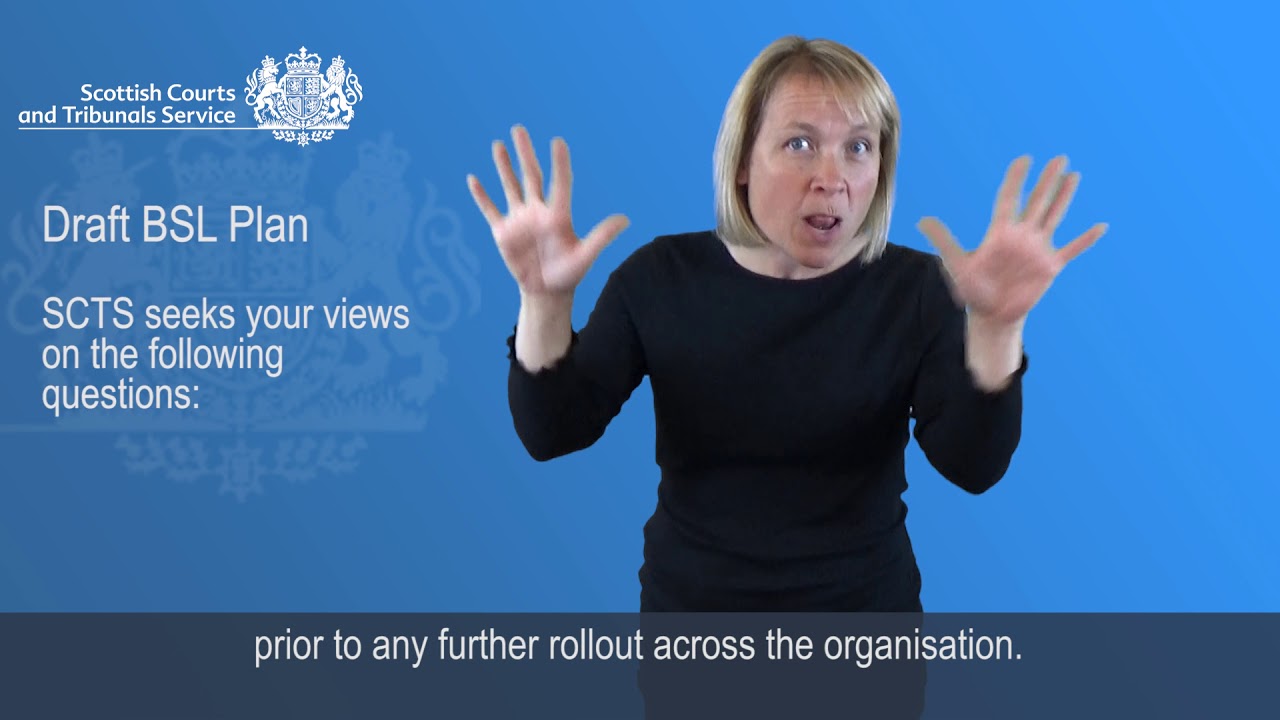 SCTS BSL Questions and Response Form - YouTube