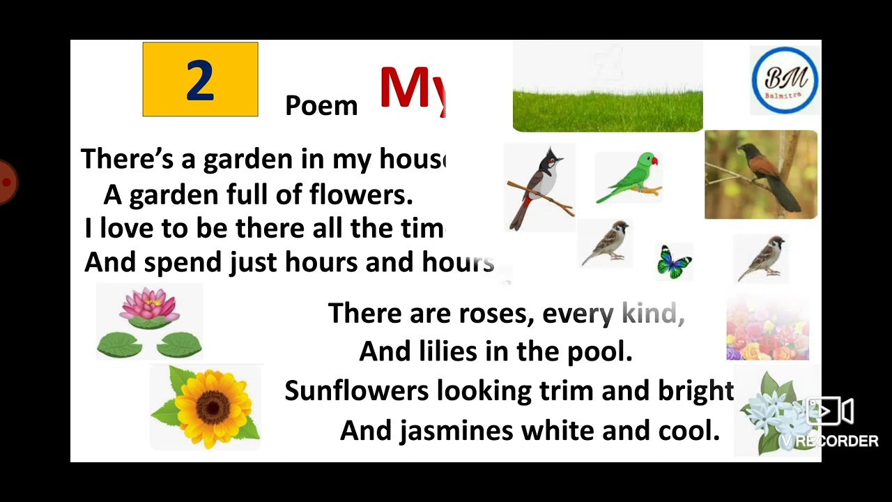 My Garden Poem @balmitraashwinijoshi7489 - YouTube