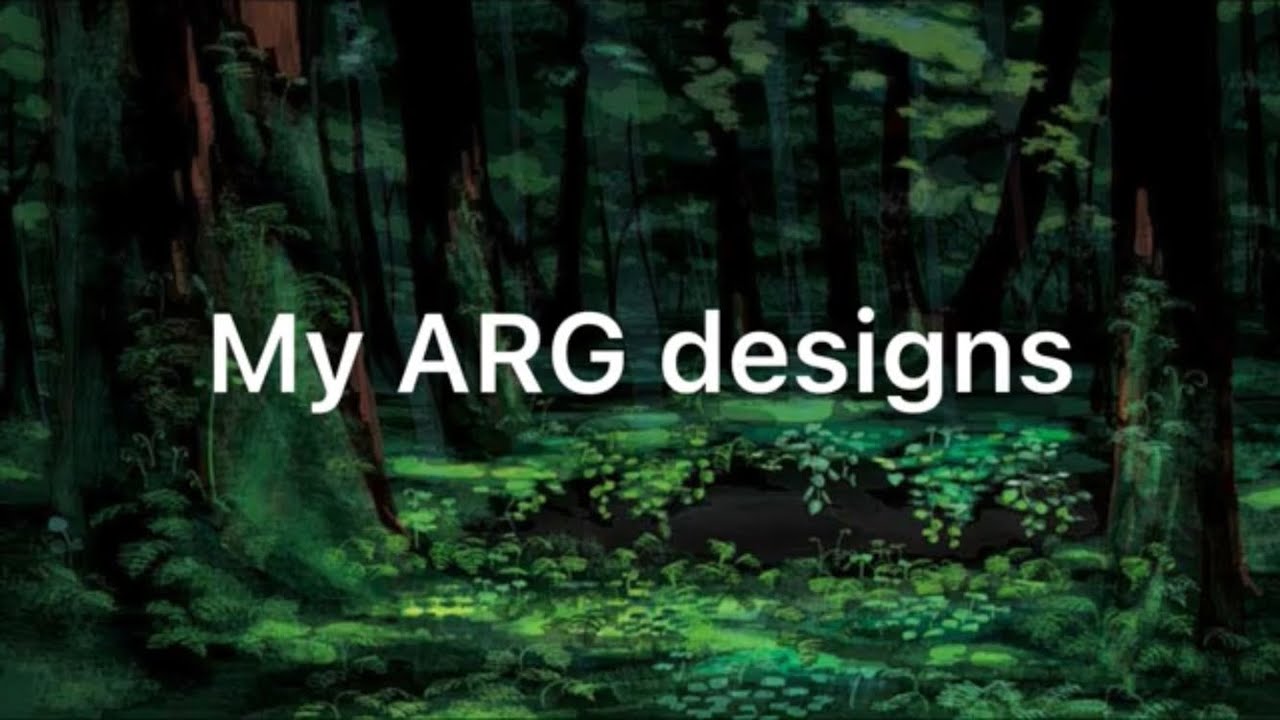 My ARG designs - YouTube