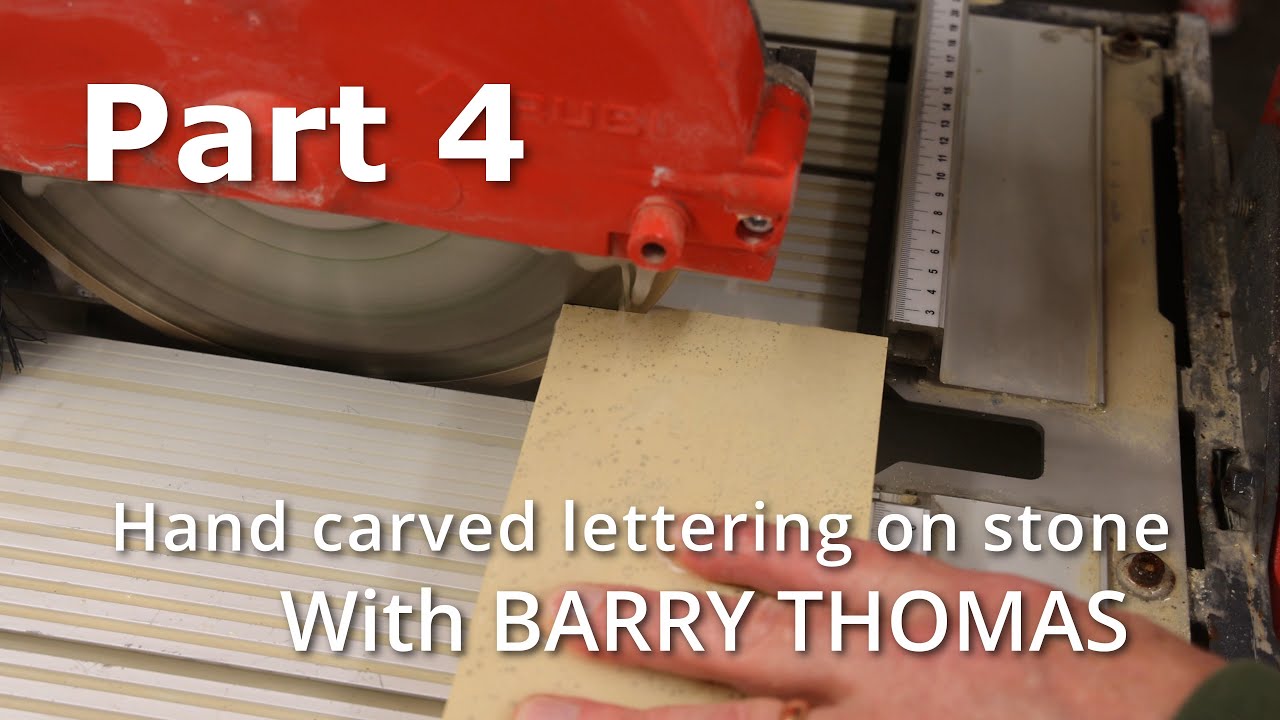 Hand carved lettering on stone. Part 4 - YouTube