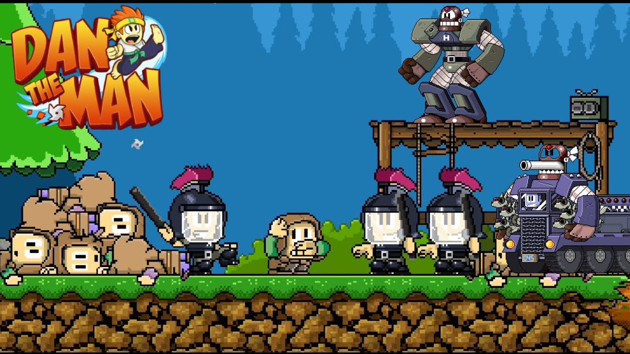 Dan The Man - Stage 2 Gameplay - YouTube