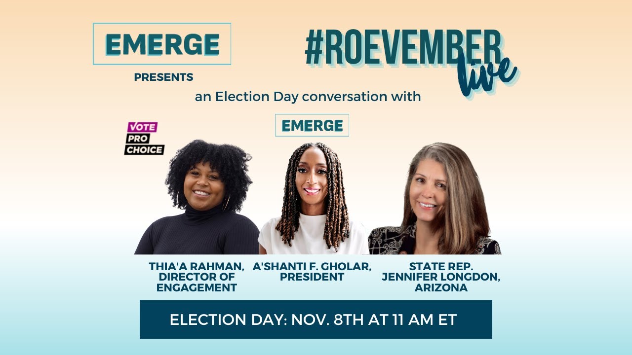 #Roevember: Emerge Election Day LIVE | 11 a.m. ET - YouTube