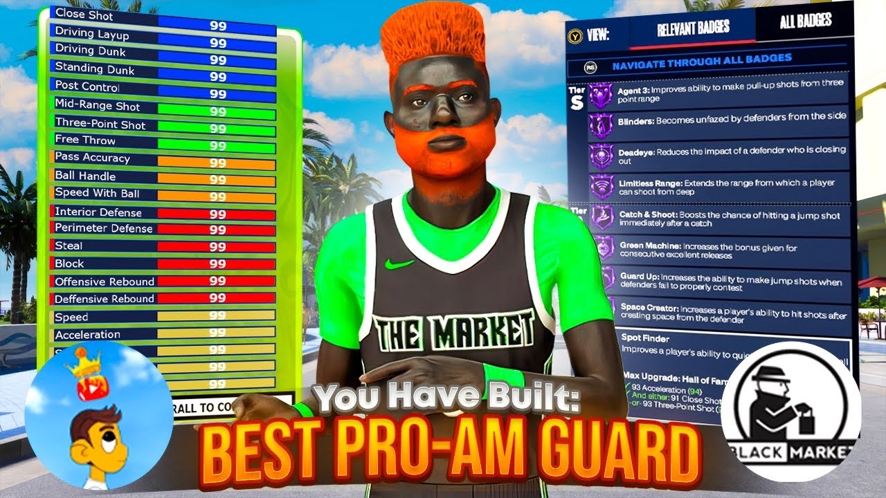 BEST PRO AM GUARD BUILDS on NBA 2K24! BULLETPASSER'S OFFICIAL ...