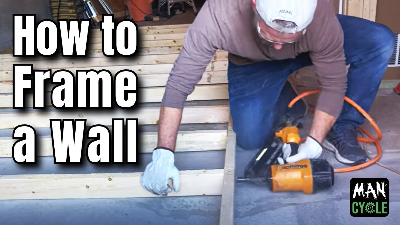 DIYers Guide to Framing a Wall - Framing BASICS - YouTube