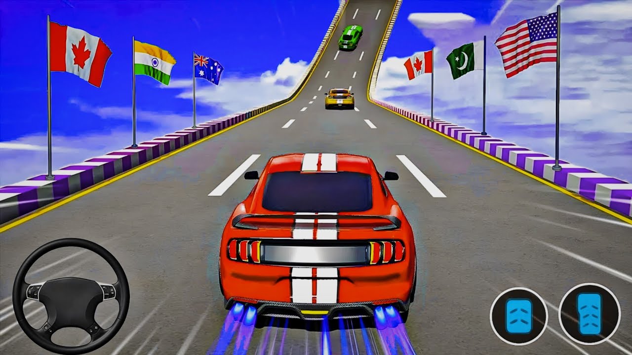 Mega Ramp Ultimate Racing 3D - Ramp Car Simulator 3D - Android Gameplay ...