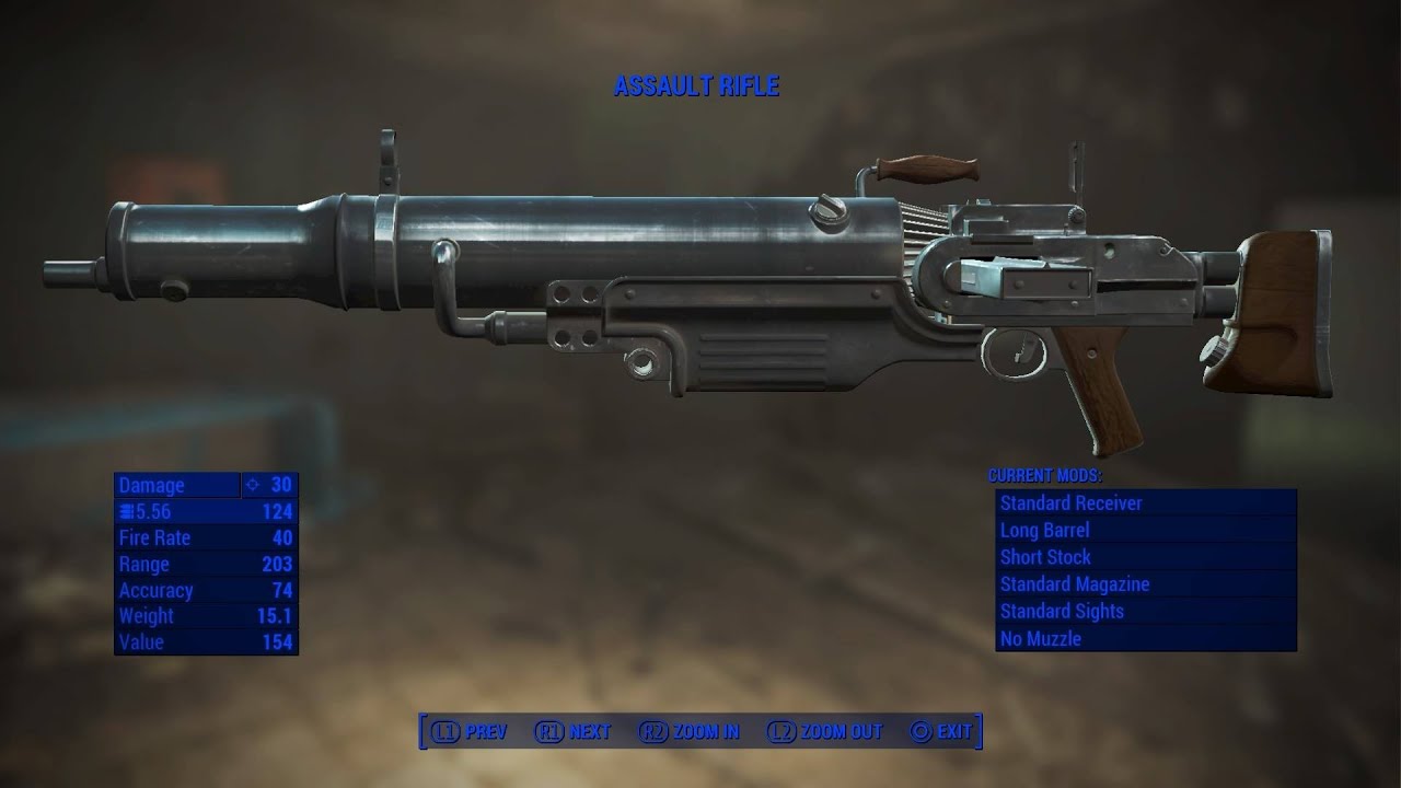 Fallout 4: How to Get ASSAULT RIFLE as soon you leave Vault 111 - LEVEL ...