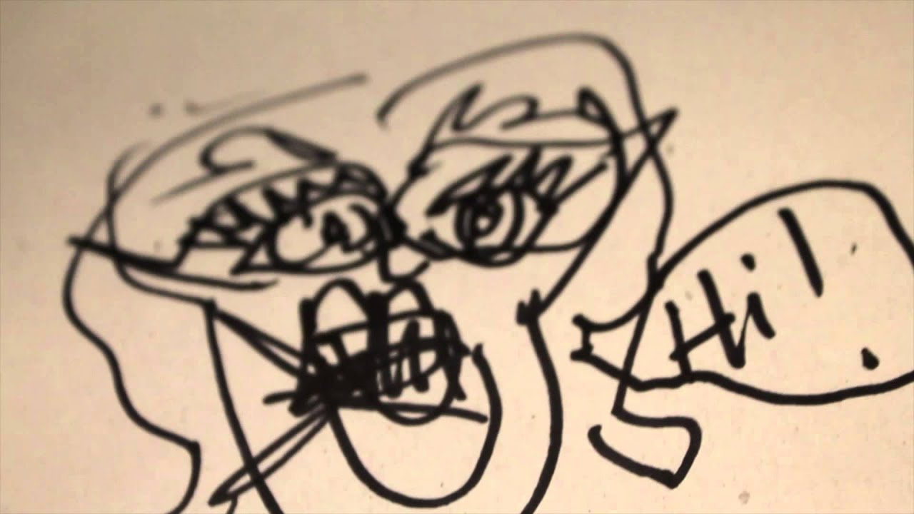 permanent marker face erase time lapse - YouTube