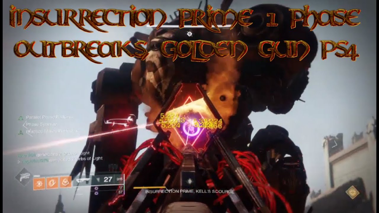 Scourge of the Past, Insurrection Prime 1 phase.. outbreak prime ...