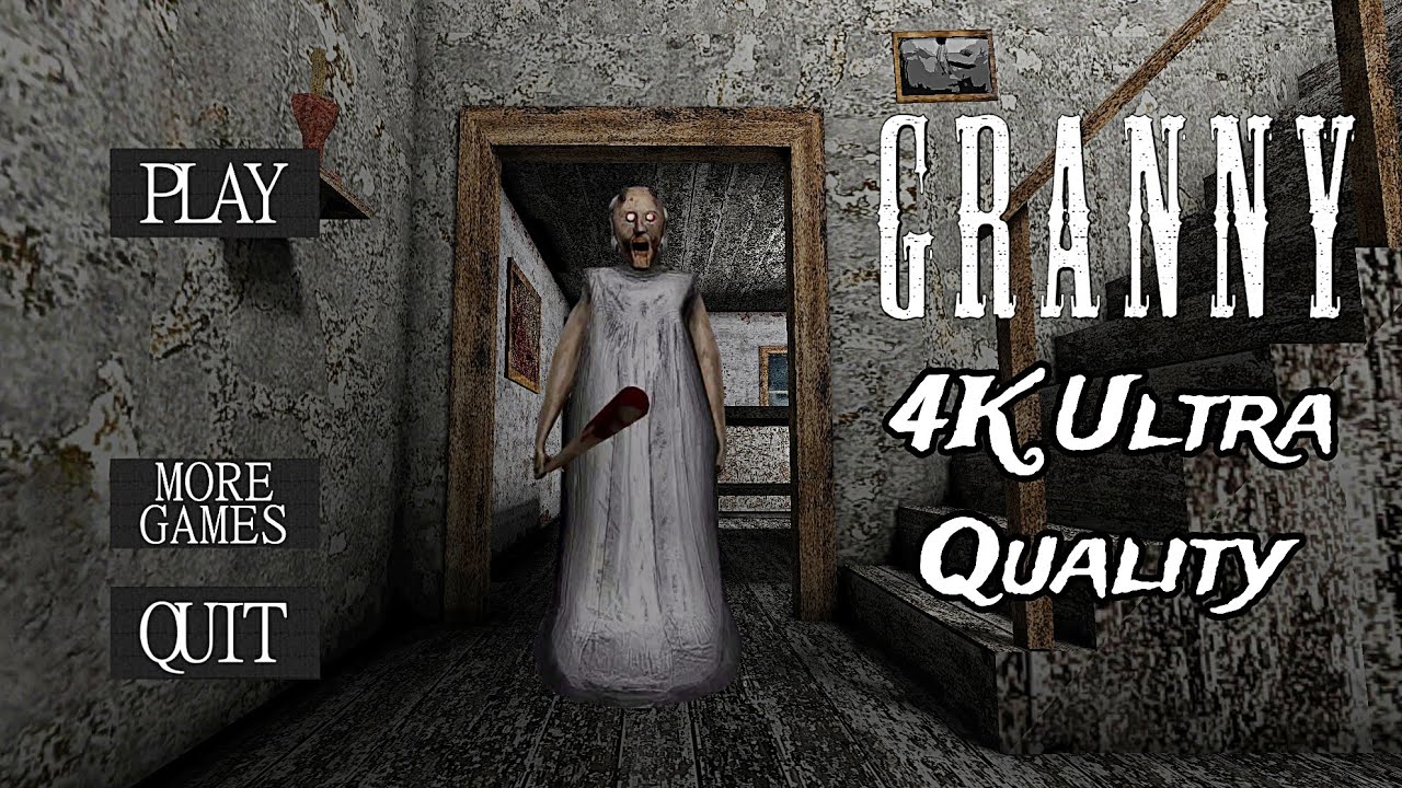 Granny v1.8.1 In Ultra 4K Quality full Gameplay - YouTube