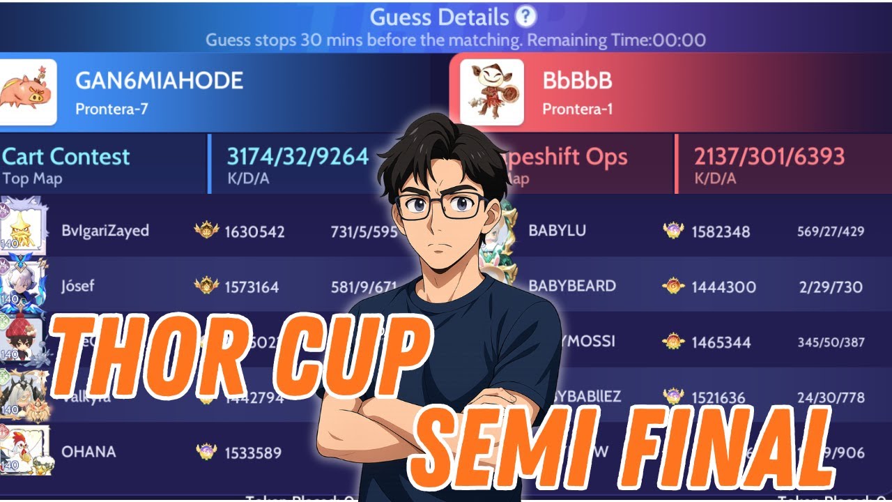 SEMI FINAL THOR CUP!! GANG MIA HODE VS bBbBb !! RAGNAROK ORIGIN GLOBAL ...