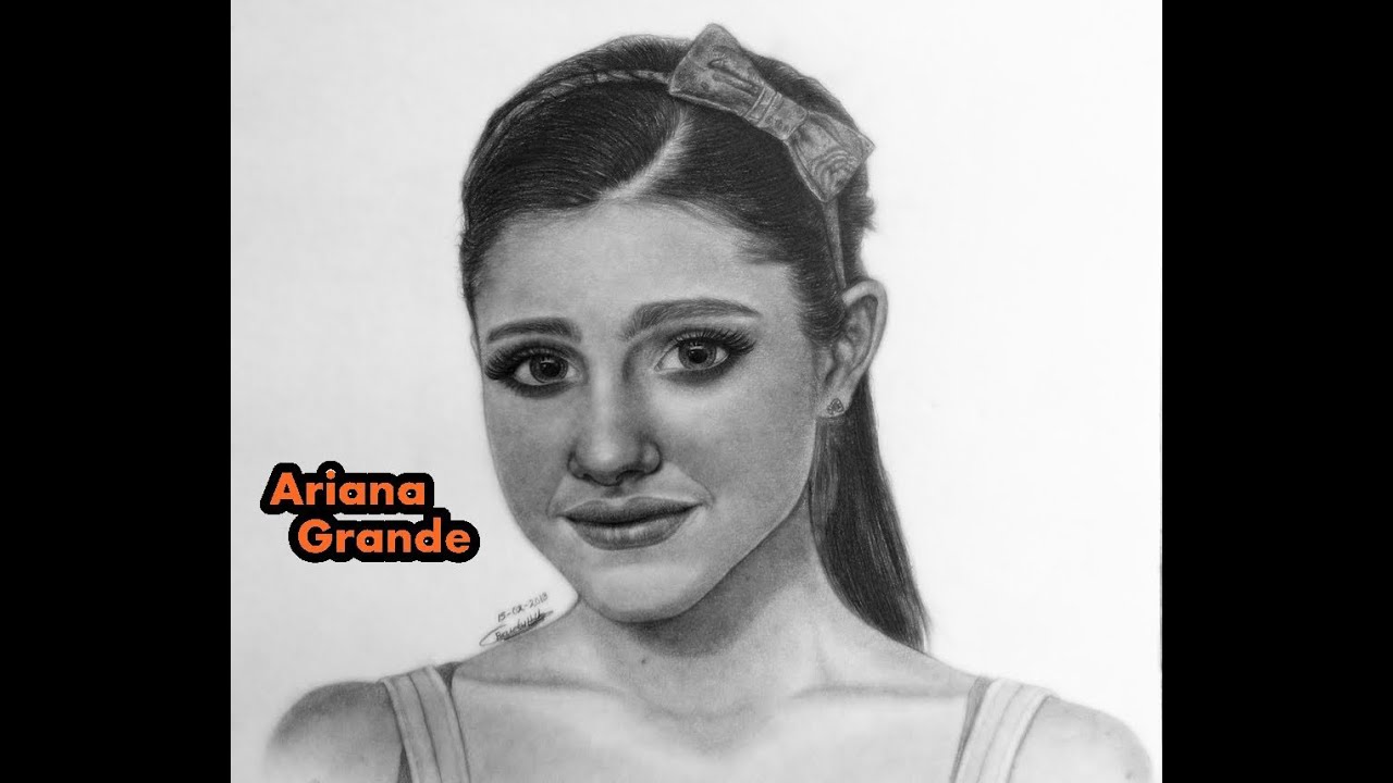 Drawing @ArianaGrande (From Victorious) By Brandon HV - YouTube