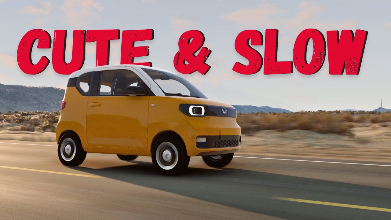 Cute But Slow | Wuling MINIEV in BeamNG Drive - YouTube