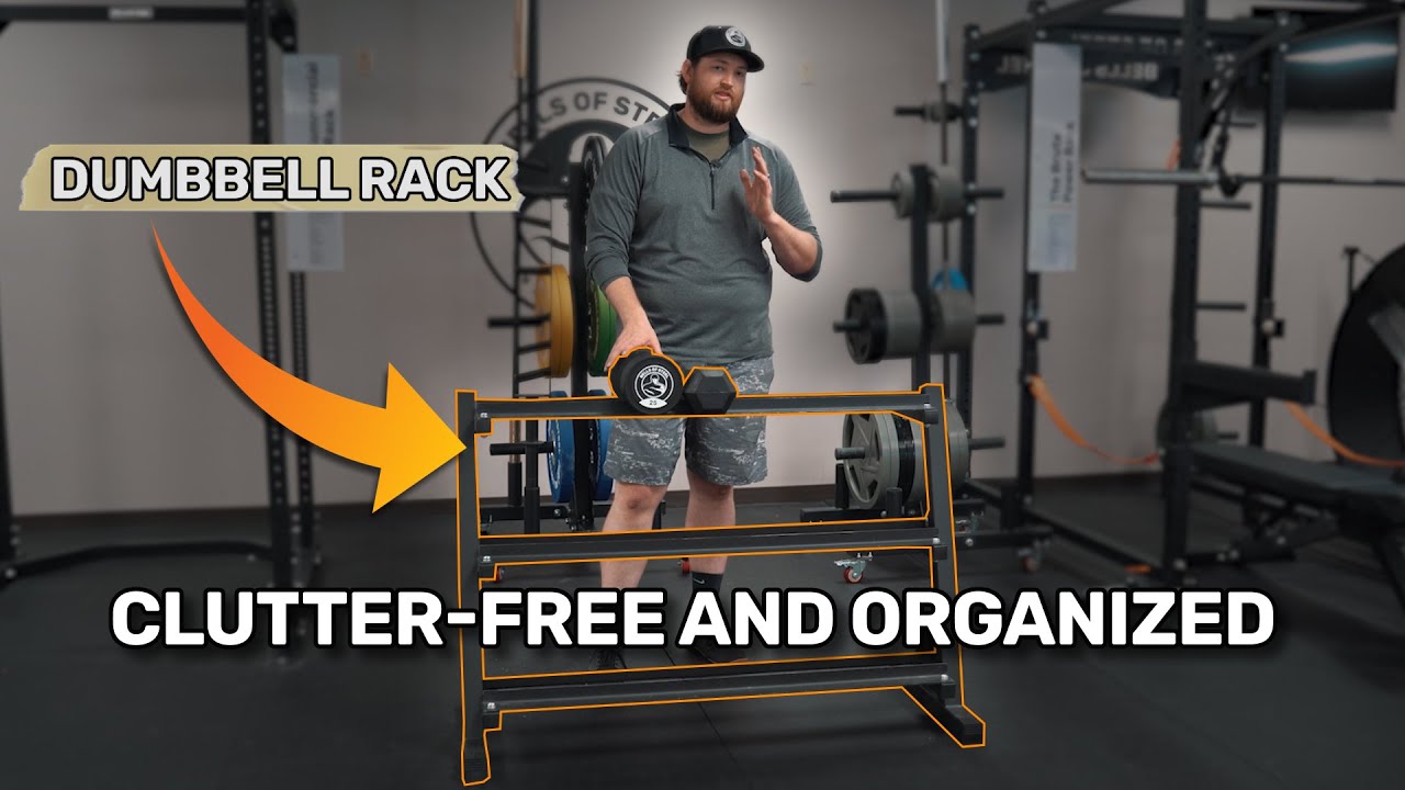 De-clutter your gym! Residential Dumbbell Rack | Bells Of Steel - YouTube