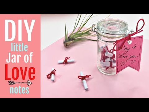 Cute Mini Love Notes Tutorial for husband / Girlfriend / Fiancee / Wife ...
