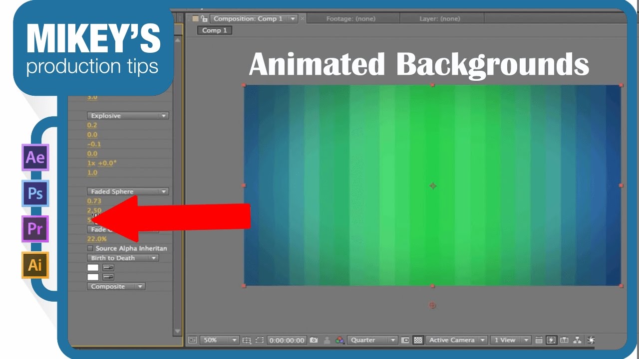 after effects animated background - YouTube
