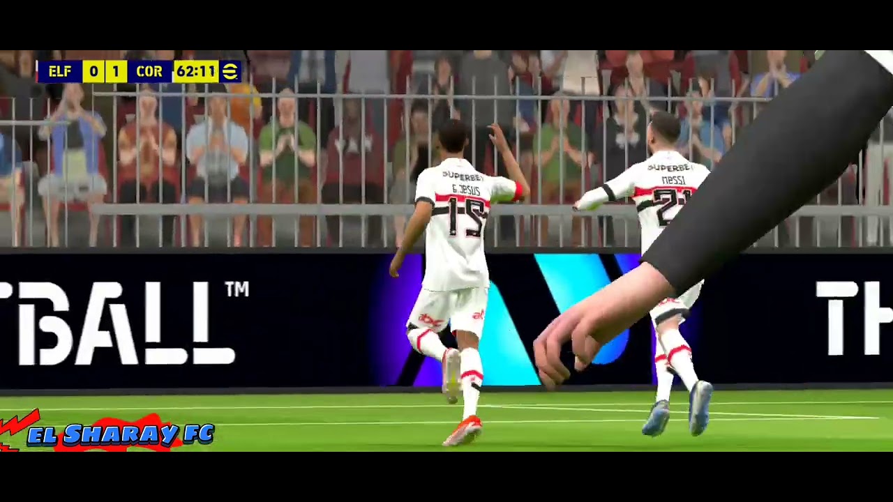 tabelinha rápida com gol Gabriel jesus liga efootbal mobile rumo a ...