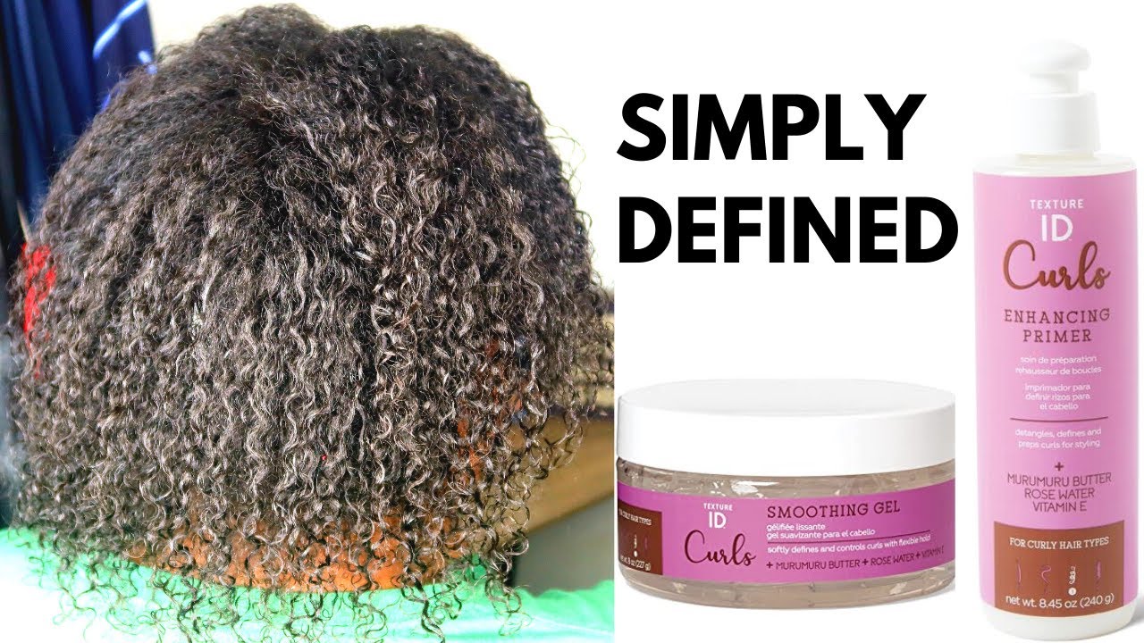 Trying the TEXTURE ID CURLS ENHANCING PRIMER + SMOOTHING GEL on my ...