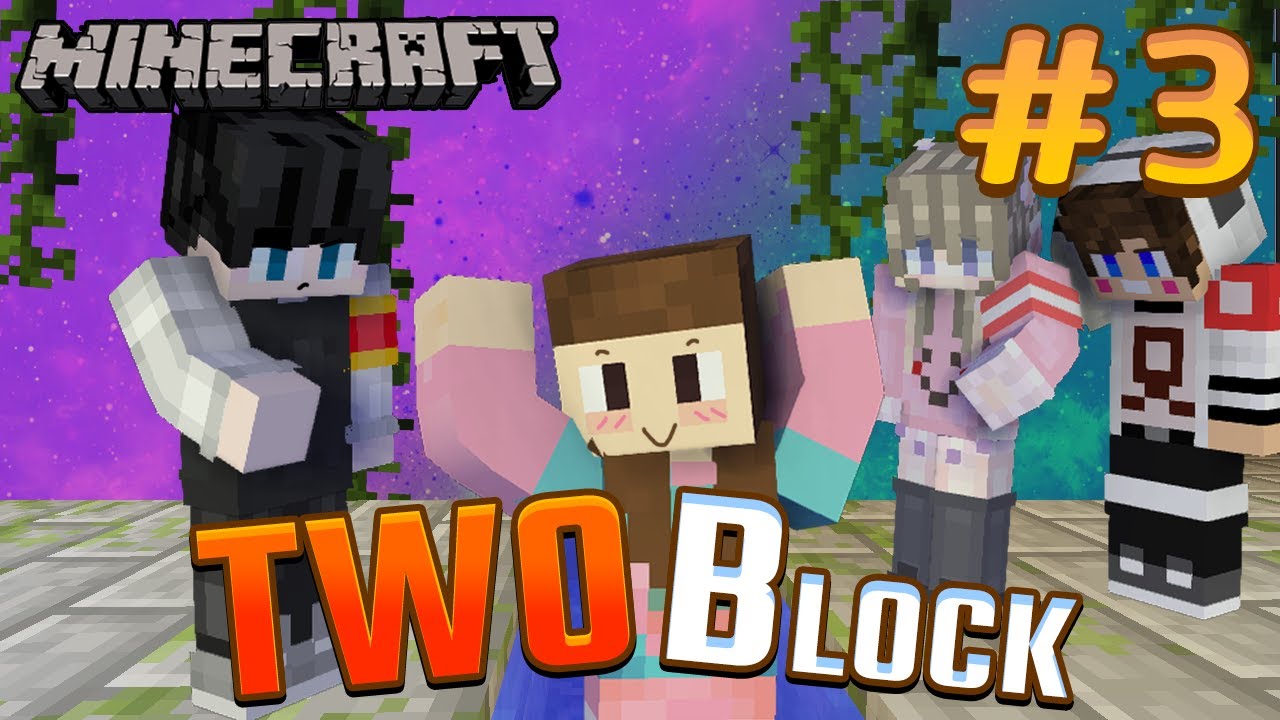 Minecraft Two Block #3 - ท่อน้ำเก่า ที่อยู่ของซอมบี้ - YouTube