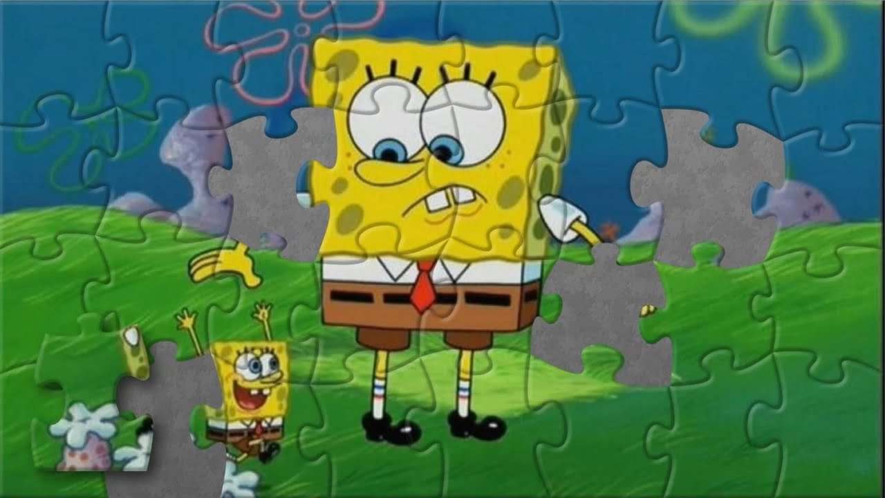 Big and small Spongebob #puzzle #spongebob #nickelodeonPuzzle - YouTube